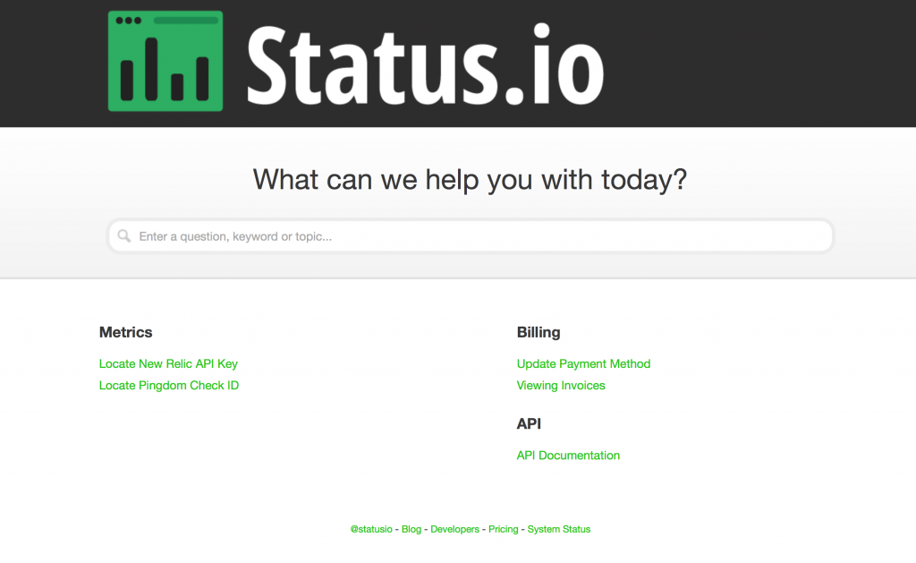Status.io Knowledge Base – Status.io Blog