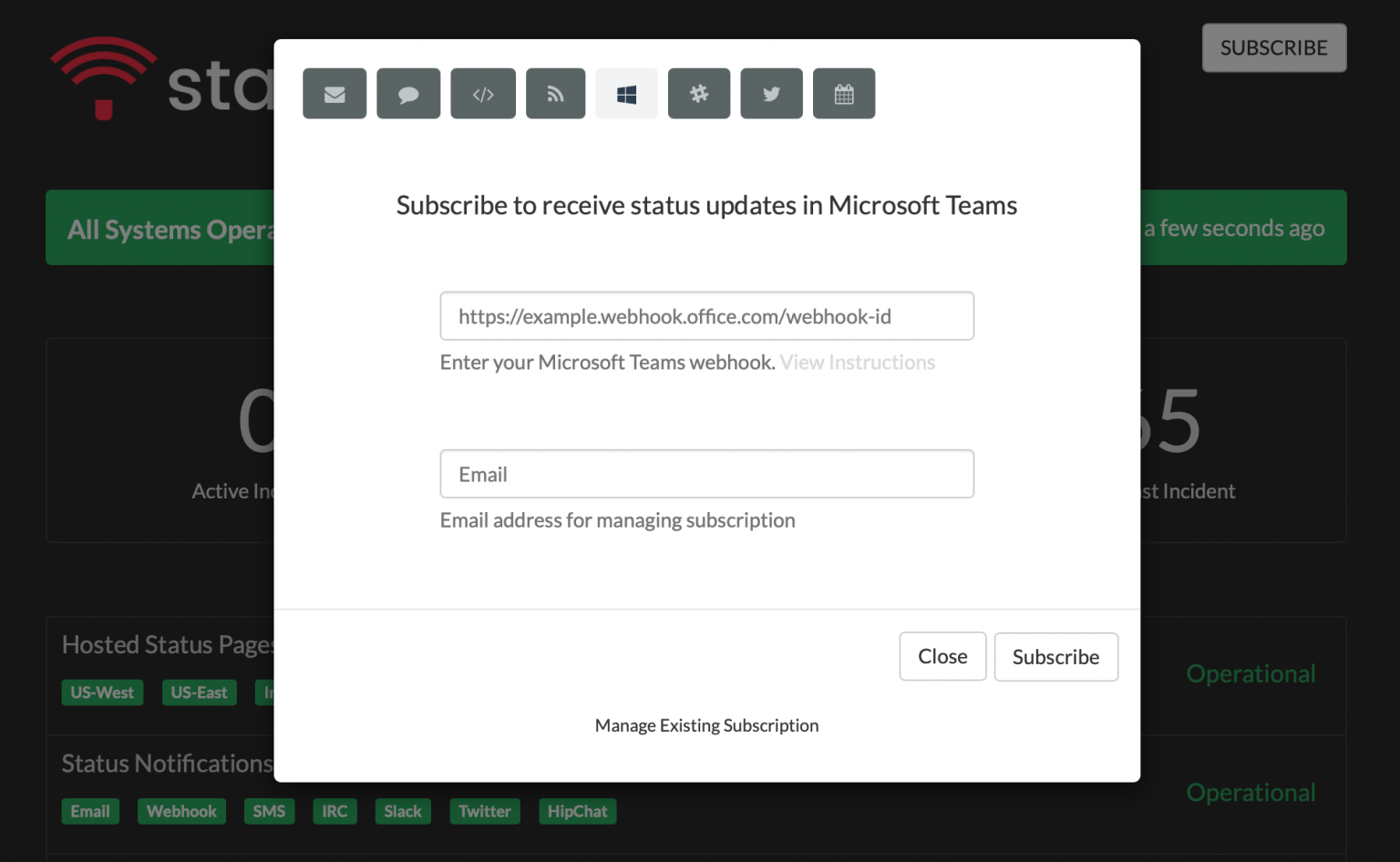 Microsoft Teams + Status.io – Status.io Blog